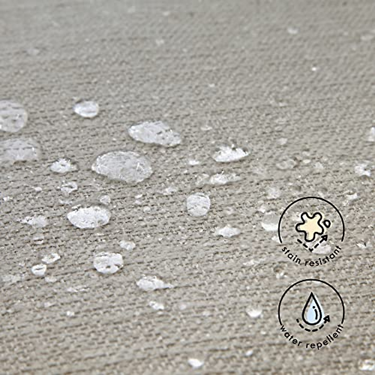 Carter's by DaVinci Arlo Recliner and Swivel Glider in Performance Grey Linen, Water Repellent & Stain Resistant, Greenguard Gold & CertiPUR-US Certified