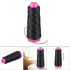 110m Outdoor Bow String, Polyester Bowstring Recurve Bow Material Thread String for Bows Archery Accessory(Black)