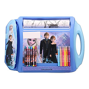 Art Lap Desk Set for Kids ~ Bundle Frozen Roll-Out Art, More | Frozen Coloring