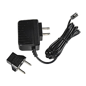 HQRP 5V AC Adapter Works with Phonak Compilot, Compilot II, Compilot Air II, Remote Mic, Base Station, TV Link II Power Supply Cord Charger + HQRP Euro Plug Adapter
