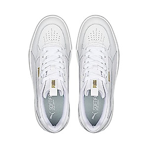 PUMA Womens Karmen Rebelle Sneaker, Womens White Womens White, 7