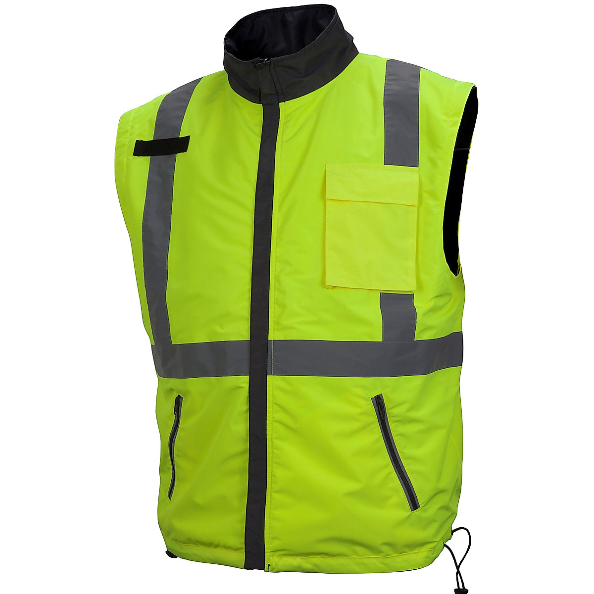 PYRAMEX RJR34 Series 4 in 1 Reversible Windbreaker Jacket Hi Vis Lime 3X Large