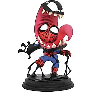 DIAMOND SELECT TOYS Marvel Animated Venom & Spider-Man Statue,Multicolor,5 inches