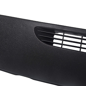 ECOTRIC Molded Front Dash Compatible with 2007-2013 Cadillac Escalade, Avalanche/Silverado/Suburban/Tahoe, GMC Sierra/Yukon Replace for 23224733 Defrost Vent Grille Cover Black