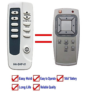 Replacment for Sharp Air Conditioner Remote Control 9JM203355091093 for AF-Q100PX AF-Q120PX AF-Q60PX AF-Q80PX AF-S100PX AF-S100RX AF-S120PX AF-S120RX AF-S125PX AF-S125RX AF-S60PX AF-S60RX AF-S80PX
