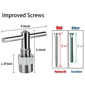 1222 Replacement Cartridge with 104421 Cartridge Puller, Compatible with Moen One Hanlde Posi Temp Faucet