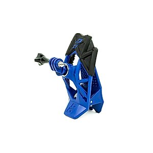 Dango Design Gripper Mount - Universal Clamp Mount for Action Cameras, Use as a Mount on Motorcycle, Powersports Helmets & More - Bomber Blue