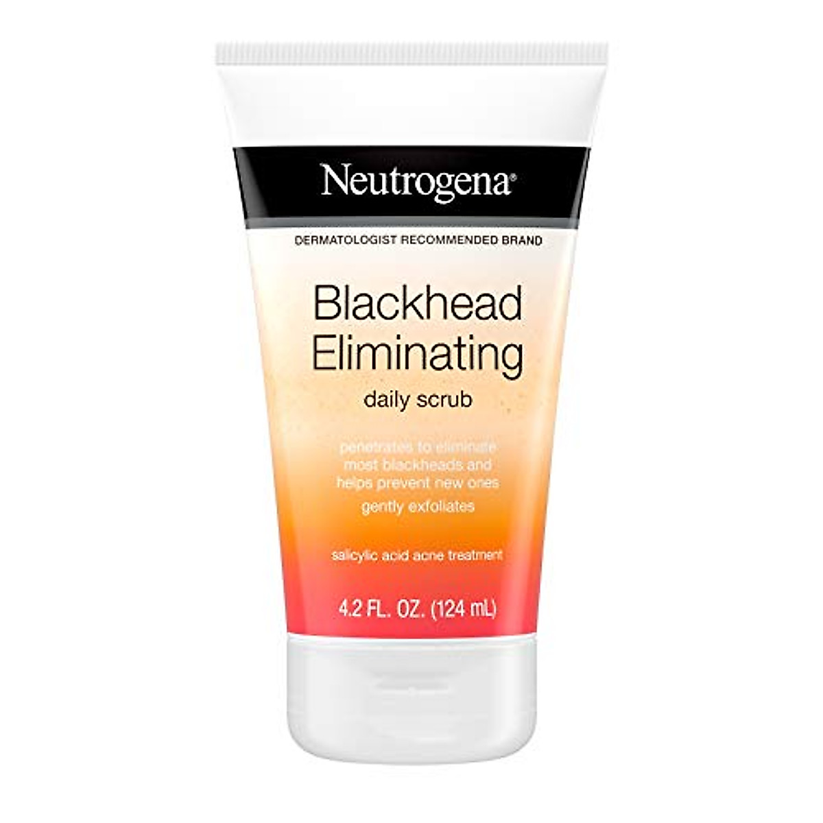 Neutrogena Blackhead Eliminating Daily Facial Scrub With Salicylic Acid Acne Medicine, Exfoliating Face Wash for Blackheads, 4.2 oz (Pack of 6)