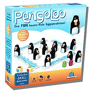 Blue Orange Games Pengoloo Award Winning Wooden Skill Building Memory Color Recognition Game for Kids