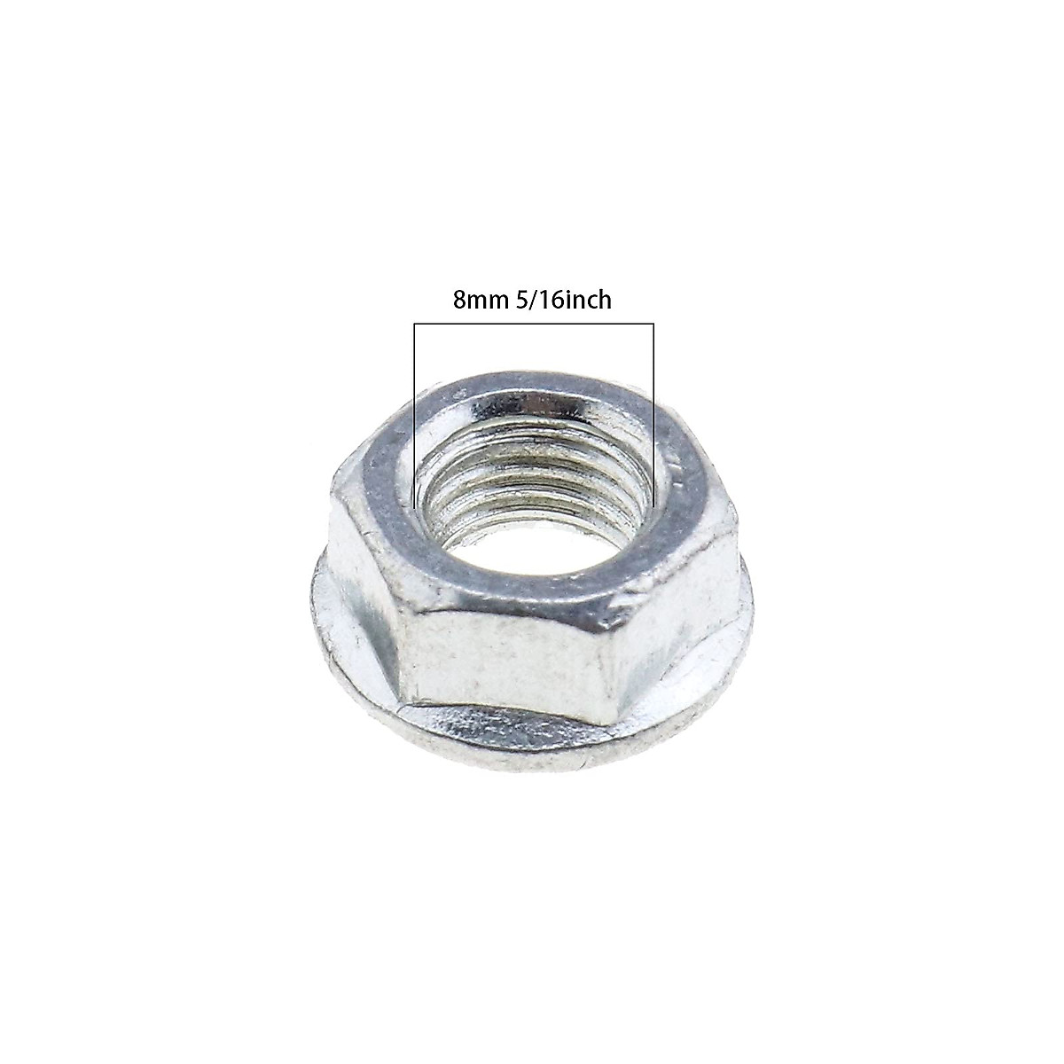 Create idea 8Pcs 5/16'' Bicycle Wheel Axle Track Nuts for Vintage/Traditional Children's Bike Front Wheels Road Bike Mountain Bike and Fixed Gear Bike Wheels Accessories Alloy