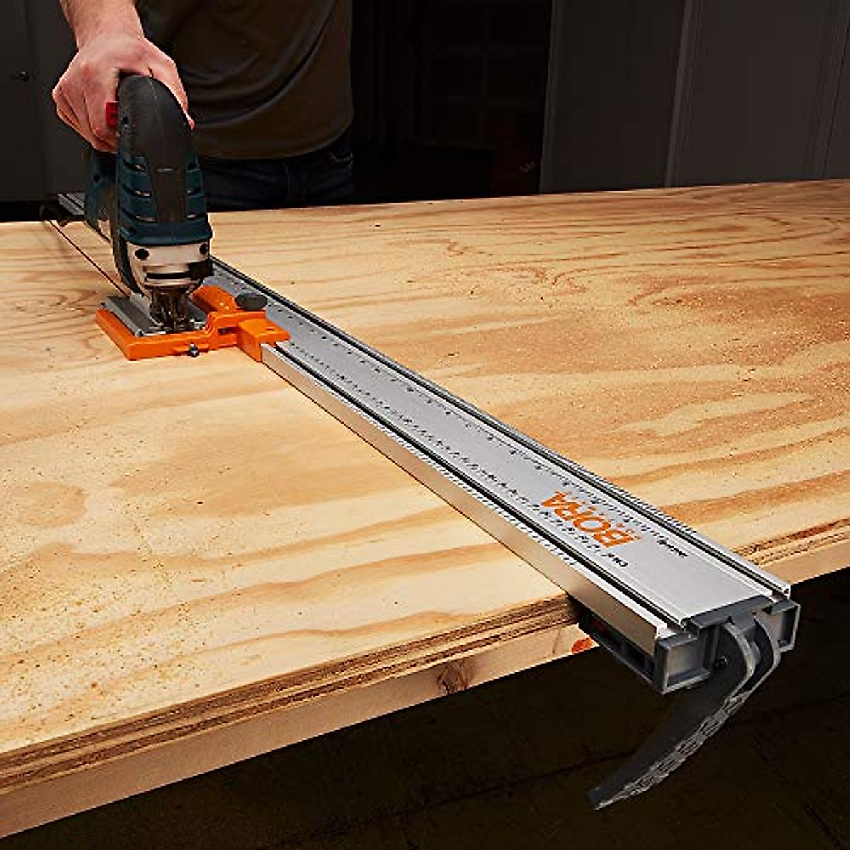 Bora Jigsaw Guide For WTX or NGX Clamp Edge. Use for making Straight Cuts & As A Steady Guide for your Jigsaw -542009