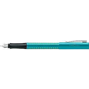 Faber-Castell 140916 Grip 2010 M Fountain Pen - Turquoise