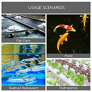 AquaMiracle Aquarium Air Pump Commercial Air Pump 600GPH, 18W Air Pump for Fish Tank, Hydroponic Air Pump, Fish Tank Air Pump Bubbler Pond Aerator