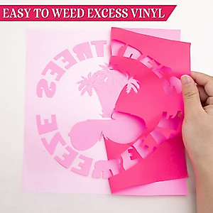 HTVRONT HTV Vinyl Neon Green Heat Transfer Vinyl Roll - 12in x10ft PU Vinyl HTV Iron on Vinyl Easy to Cut & Weed for Heat Vinyl Design (Fluorescent Green)