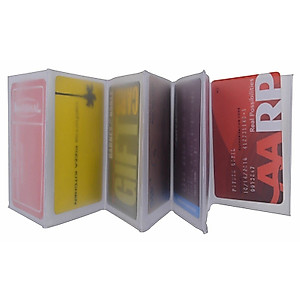 Marshal® WALLET INSERTS SET OF 2 ACCORDION STYLE CARD PICTURE HOLDER RARE