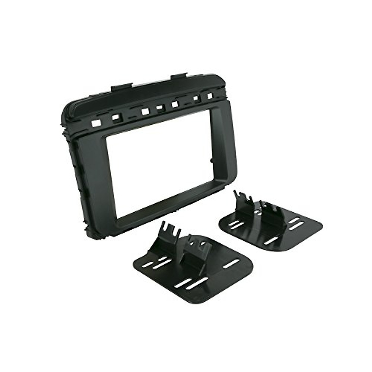 Scosche KA2418DDB Compatible with 2016-19 Kia Sorento ISO Double DIN Dash Kit Black