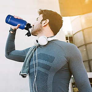 DAISY'S FINDINGS Insulated Water Bottle | Stainless Steel Water Bottles | Water Bottle For Hiking | Sports Water Bottle | 32 Oz Insulated Water Bottle | Simply Modern Water Bottle | White