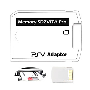 Theokveni Premium SD2Vita Game Memory Card Adapter, V6.0 Memory Stick TF Card Holder Compatible with Micro SD Card for PS Vita 1000/2000 with Firmware 3.60 System or Above
