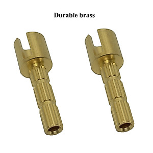 2 Pcs 970-0770 Stem Adapter with Screw for Faucet, Plumbing Equipment Replacement, Brass