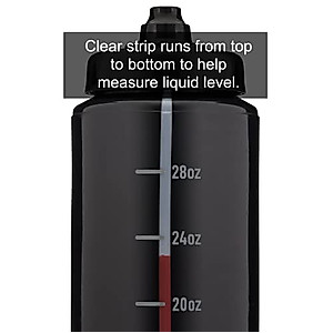 Hydra Cup - 4 PACK - 32oz Squeeze Water Bottles Bulk Set, BPA FREE, For Sports, Cycling, Bike, Quick Squirt Hydration, Shaker Cup Wire Whisk Included