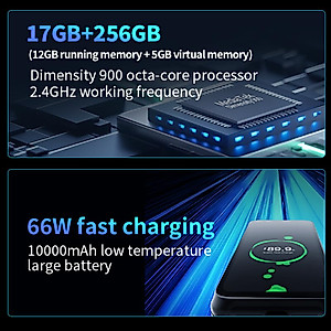 Big Walnut B3 Rugged Smartphone(2023), Dual Card 5G 17GB+256GB Rugged Phone Unlocked, 6.58" FHD+ Rugged Cell Phone, Android 12, 108MP Camera, 24MP Night Vision, NFC ATEX Smartphone（DMR）