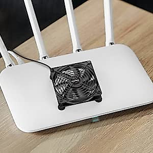 EasyAcc PC Cooling Fan PC Fan Ultra Quiet USB Fans 【120mm 1700 RPM 】 UL-Certified for Receiver DVR Playstation Xbox Computer Cabinet Cooling