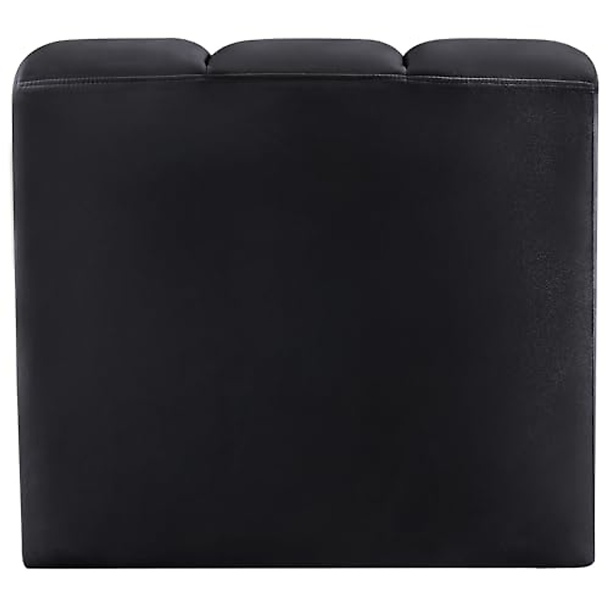 Meridian Furniture 103Black-CC Arc Collection Modern | Contemporary Curved Corner with Soft Black Velvet, Channel Tufting, Modular for Limitless Configurations, 33" W x 31" D x 30" H, Black