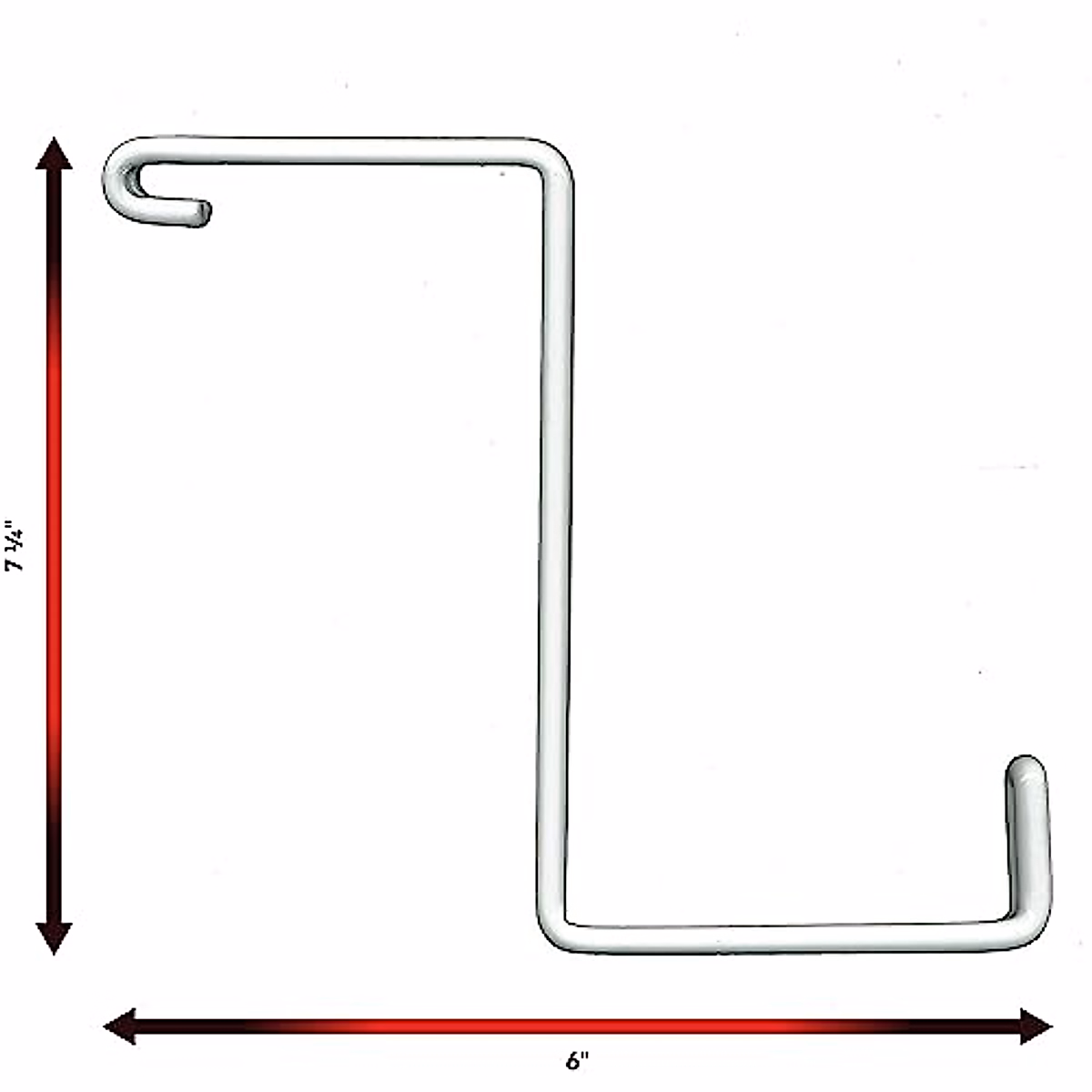 HyLoft 00212 Add-On Storage Hook Accessory for HyLoft Model-540 Ceiling Rack, 4 Count , White
