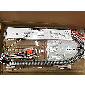 LED Emergency Backup Driver 20W, 120V-347VAC, Rechargeable UL Approved Backup Battery, Over 90mins Emergency Time, for LED troffer, Panel and Tubes