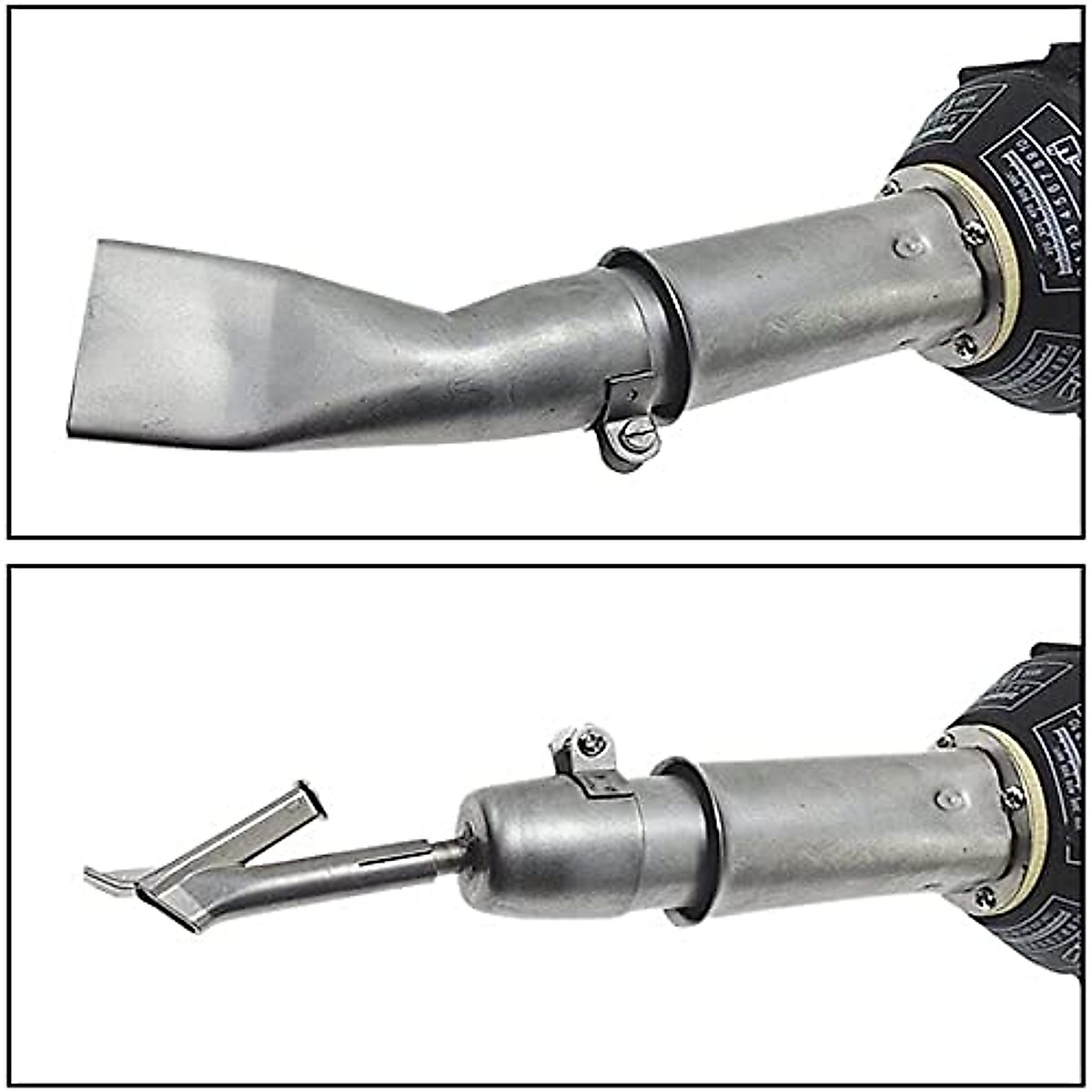 EGK-Tool Plastic Welder Gun Hot Air Plastic Welder Gun Kit Pvc Vinyl + Speed Nozzle Heat Element, 1600W