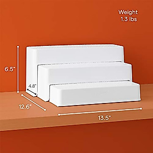 YouCopia ShelfSteps Can Organizer, 3 Shelf, White