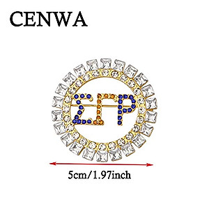 CENWA Sigma Gamma Rho Sorority Brooch Pin 1922 Sorority Paraphernalia Gift Greek Sorority Jewelry Gift (SGR round Pin2)