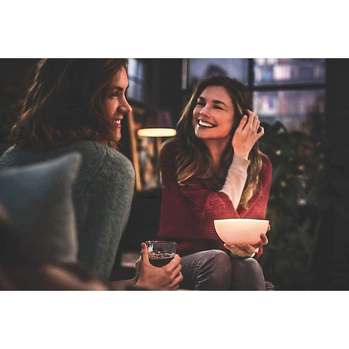 PHILIPS Hue Go White and Color Portable Dimmable LED Smart Light Table Lamp (Requires Hue Hub, Works with Alexa, HomeKit and Google Assistant), White