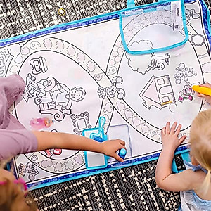 Melissa & Doug Blue's Clues & You! Water Wow! Activity Mat (20 Inches x 30 Inches) with Reusable Water Reveal Surface