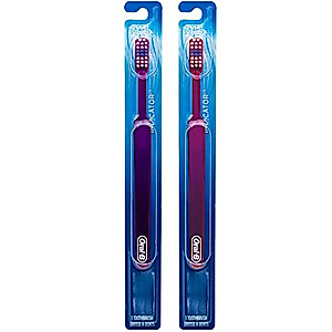 Oral-B Indicator Toothbrush, 20 Small Head, Youth, Soft (Colors Vary) - Pack of 2