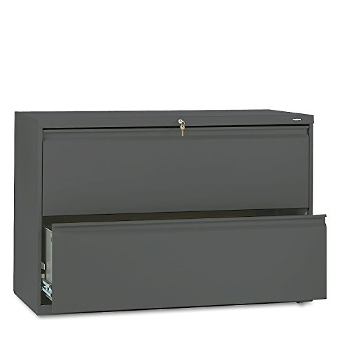 Hon 800 Series Two-Drawer Lateral File, 42w x 19-1/4d x 28-3/8h, Charcoal 892LS