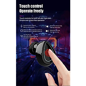 Wireless Earbuds, Bluetooth 5.2 Earbuds 140H Playtime Bluetooth Headphones HD Stereo Noise Cancelling Wireless Earphones in Ear with Mic, USB-C Charging Case, IP7 Waterproof Headset for Sports