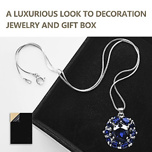 Sntieecr 15PCS Black Self Adhesive Felt Sheets, Soft Velvet Sticky Back Felt Fabric for Jewelry Box Drawer Liner, Art and Craft Making(A4 Size, 8.3 x 11.8)