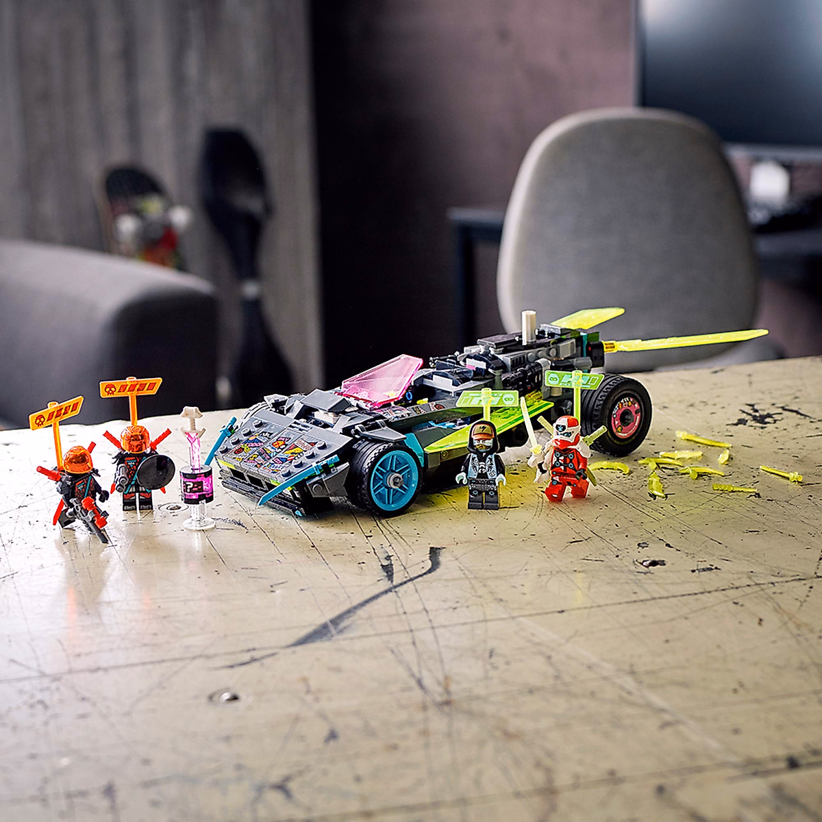 LEGO NINJAGO Ninja Tuner Car 71710 Toy Car for Kids Building Kit (419 Pieces)