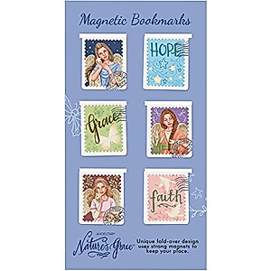 AngelStar Nature's Grace Decorative Magnetic Bookmarks (6 Pack)