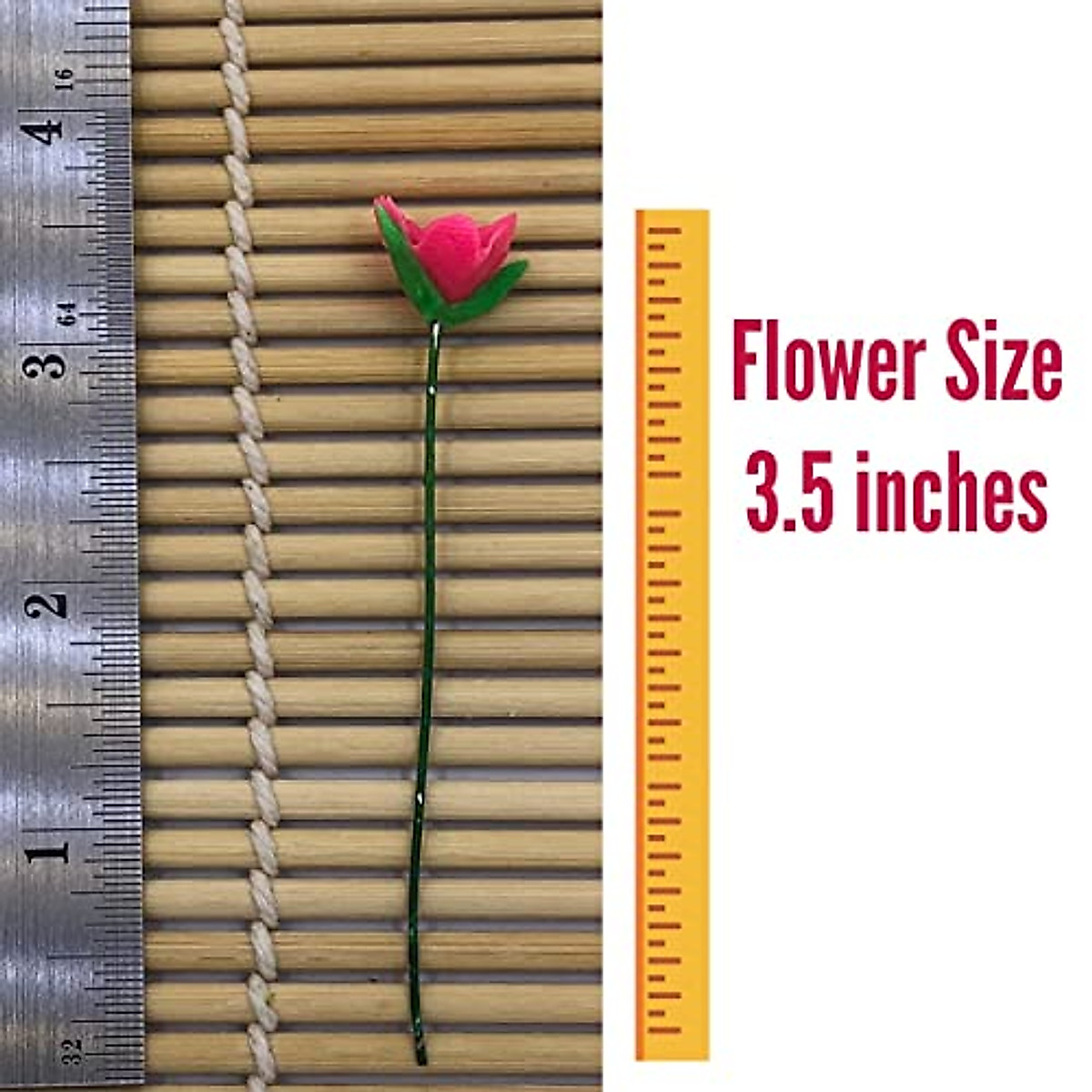 Ray 1979 Miniature Dollhouse Fairy Garden Accessories 5 pcs Set for DIY Decorations, Mini Figurines for Mini Garden, Terrarium, Bonsai, Cactus, Moss Landscape (Flower 5 Pcs)