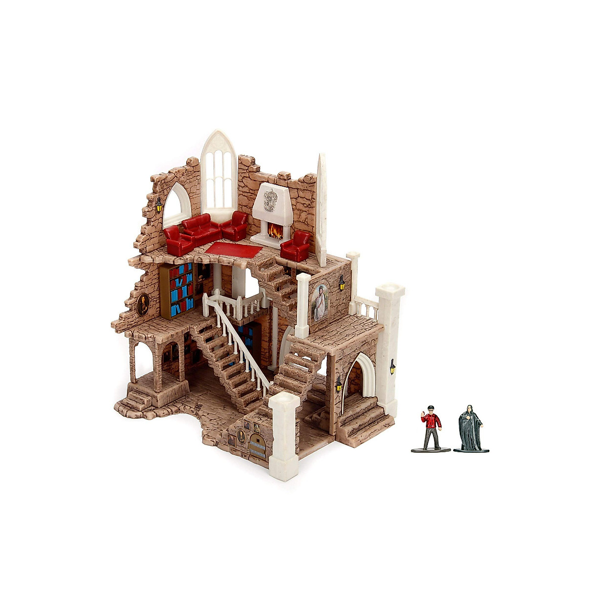 Nano Metalfigs Nanoscene Harry Potter Gryffindor Tower Collectors Environment with 2 Exclusive Figures (32 Piece)