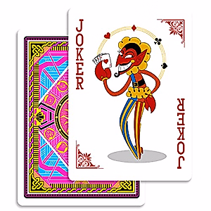 My Pet Elephant Cartoon Pack of Playing Cards - Premium Fancy Card Game with Jokers Included