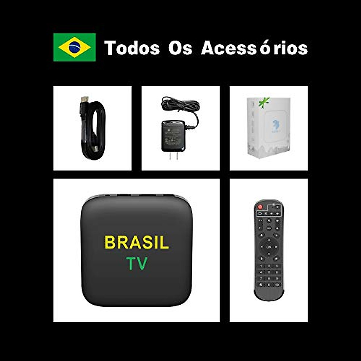 2023 Brazil IPTV Box Super Brazilian with 2GB DDR HDMI TF H.265 Upgraded 6K Ultra HD Support USB 2.0/3.0 Opt Highspeed Stabler WiFi