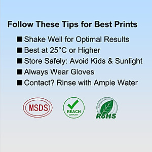 Siraya Tech Tenacious 3D Printer Flexible 405nm UV-Curing Resin with High Impact Resistance Standard Photopolymer Resin for LCD DLP 3D Printing (500g, Clear)