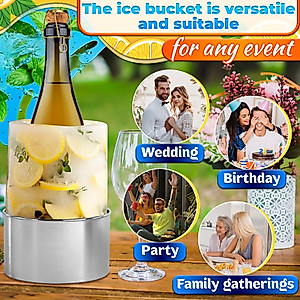 Ice Bucket Mold Ice Mold Wine Bottle Chiller Champagne Ice Mold Wine Chiller Bucket Champagne Ice Bucket Wine Ice Bucket Flower Ice Cube Mold Ice Bucket for Wine Bottles Wine Bucket Wine Cooler Bucket