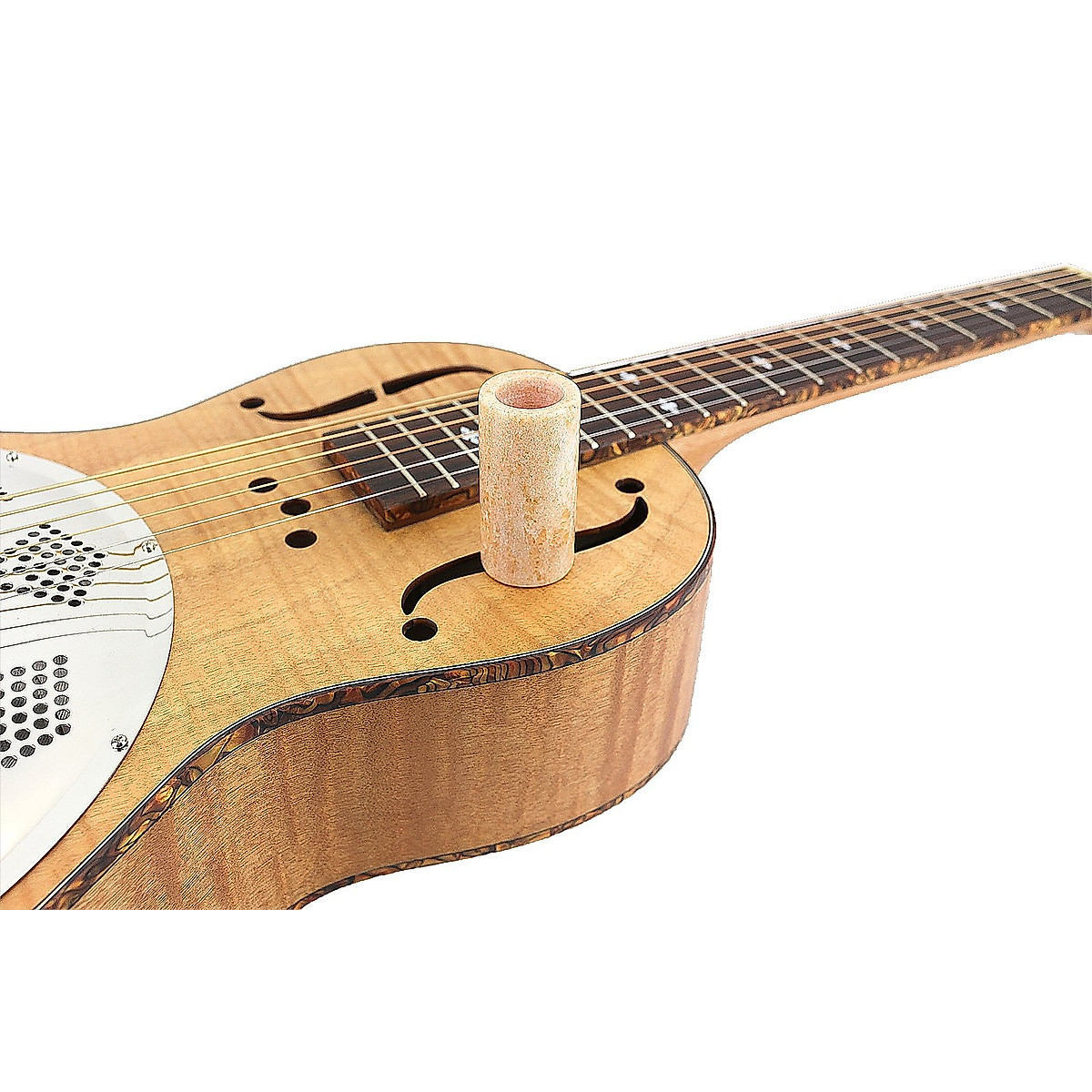 Polished Agate Stone Guitar Slide"Tone From The Stone"