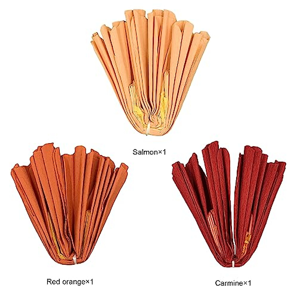 NICROHOME Wedding Decorations, Large Burnt Orange and Brown Giant Crepe Paper Flowers Pom Pom Decorations for Rustic Boho Bridal Shower Cutie Baby Shower Thanksgiving Party Wall Decorations