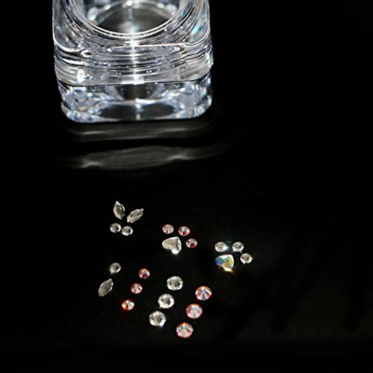 NANAFLA Tooth Gem Kit with UV Light and Glue DIY Teeth Jewelry Starter Kit 23 Pieces Crystals and Cheek Retractor Incldues Butterfly & 2 Set of Cat Paw/Heart-Shaped Gems Great Tooth Jewelry Gems Kit