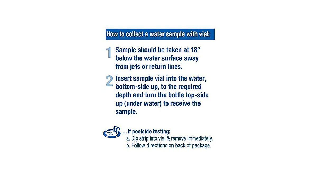 HTH 6-Way Test Strips for Clean Swimming Pools